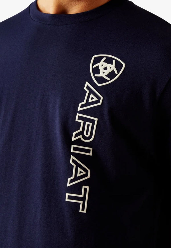 Ariat Mens Vertical Logo T-Shirt- W. Titley & Co