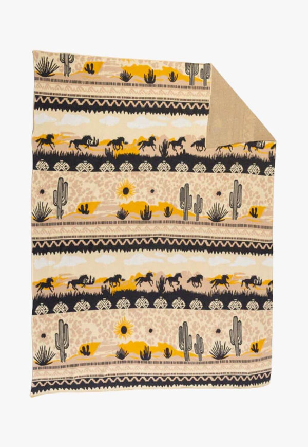 Myra Wild Horse Canyon Throw- W. Titley & Co