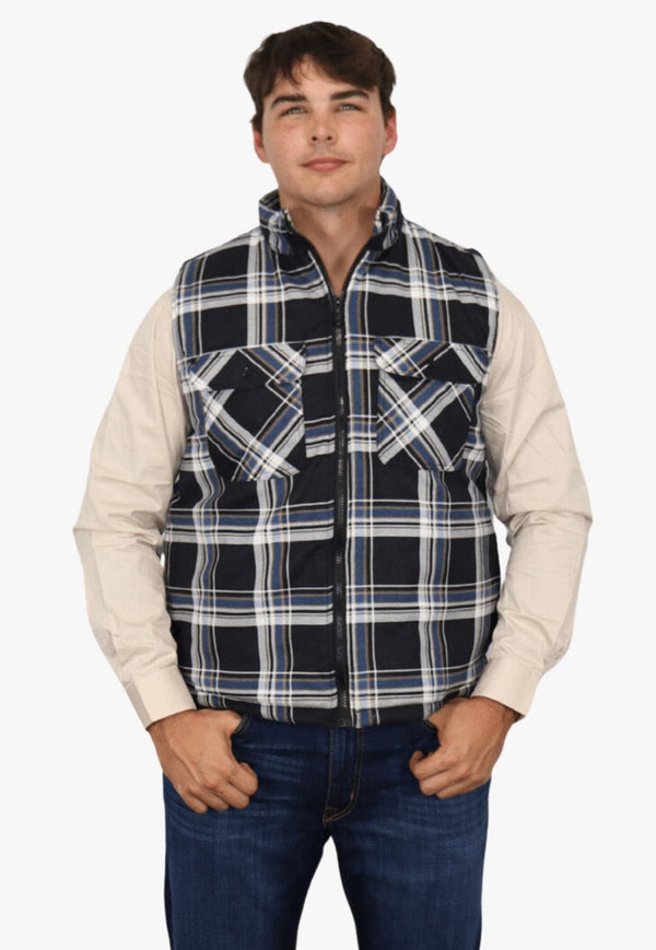 Ritemate Quilted Flannelette Vest- W. Titley & Co