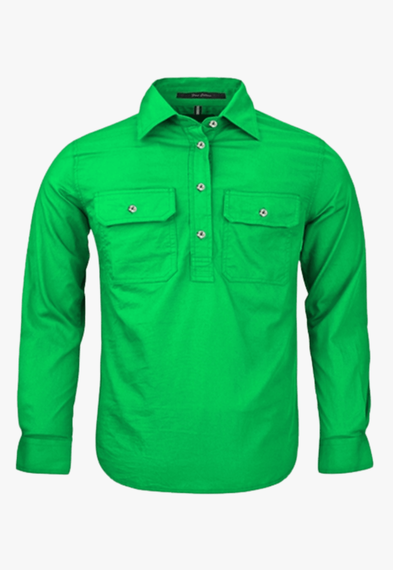 Pilbara Kids Closed Front Work Shirt RM400CF- W. Titley & Co